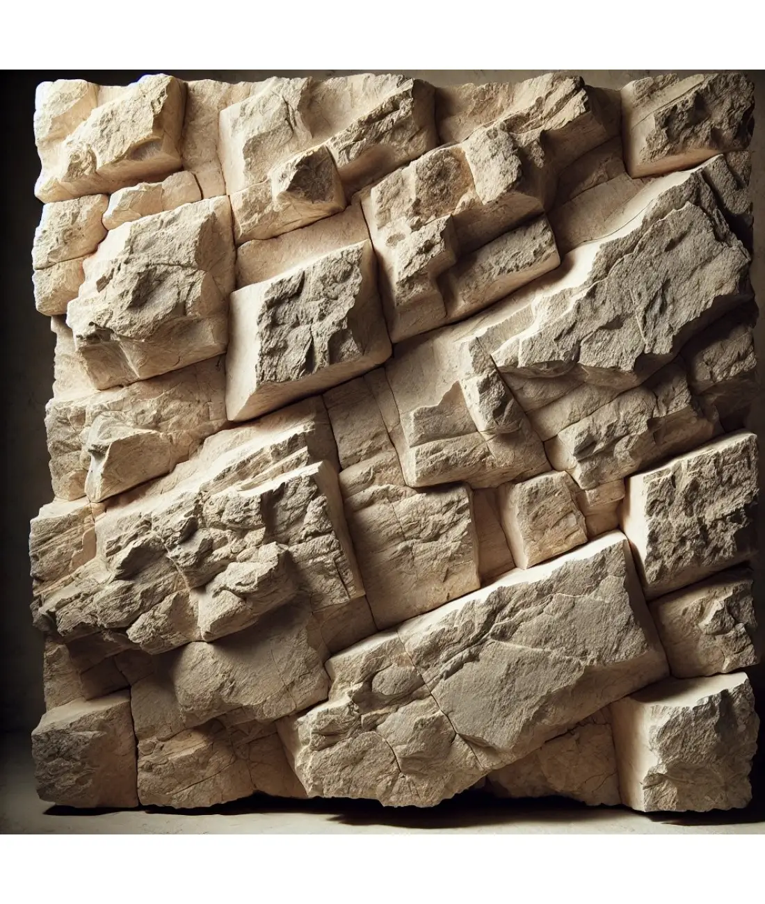 Limestone Rock Face - Elegância Rústica com Toques Naturais | Stone Casa