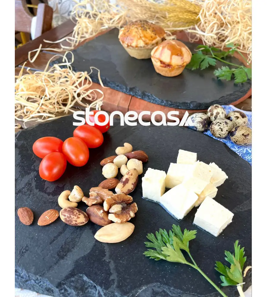 Pratos de Ardósia Alta Gastronomia | Stone Casa