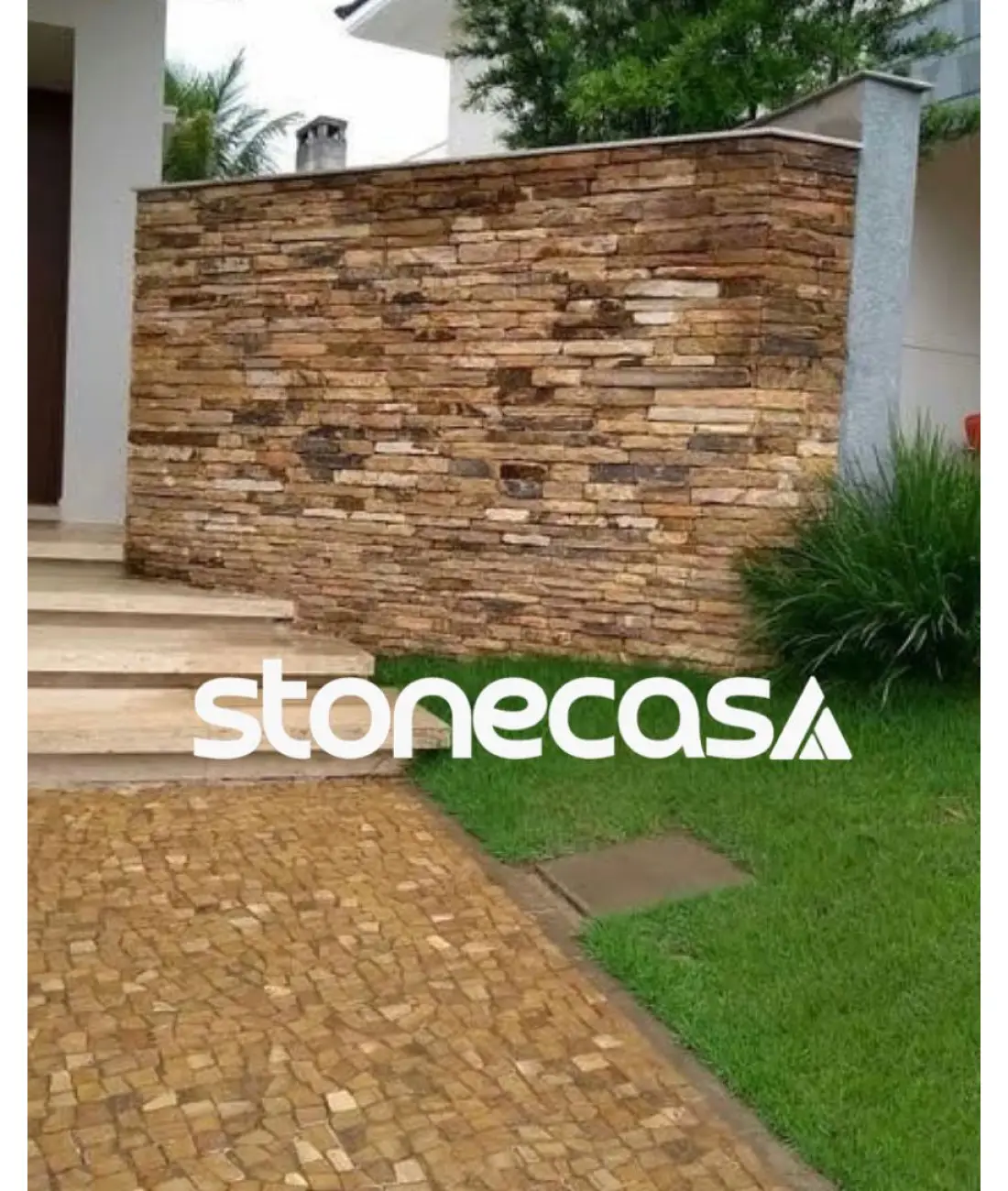 Pedra Portuguesa Caramelo ou Amarela | Stone Casa