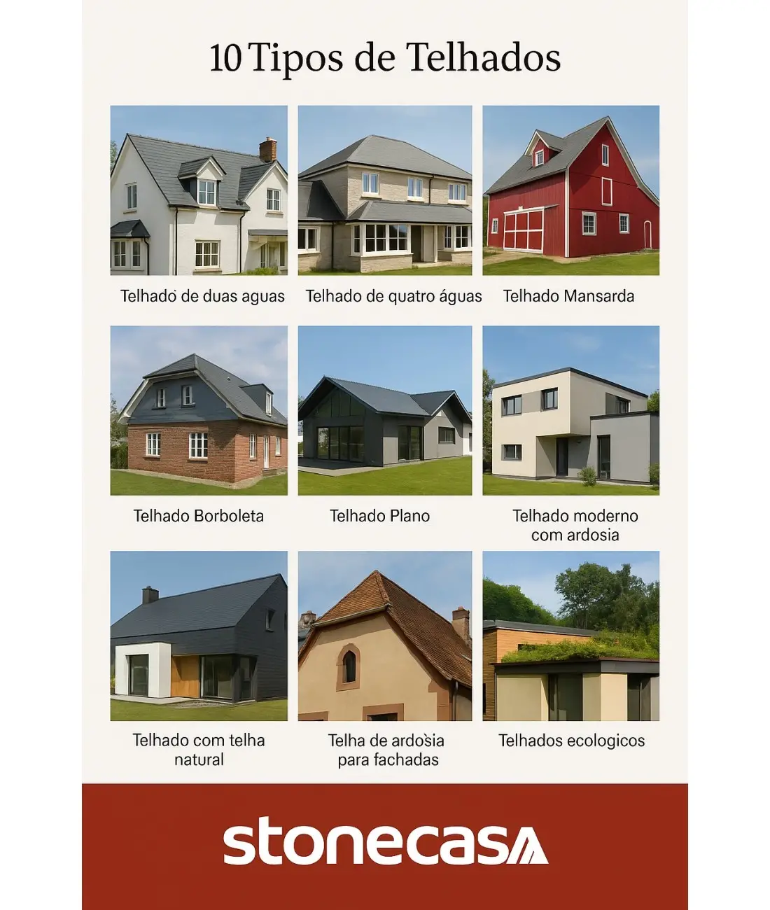 10 Tipos de Telhado Ardósia - Stone Casa | Stone Casa
