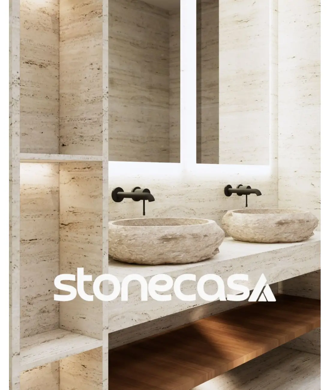 Cubas e Projetos em Travertino Romano - Stone Casa — Travertino ...